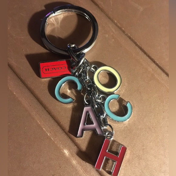 Coach | Accessories | Coach Letter By Letter Colorful Painted Enamel ...